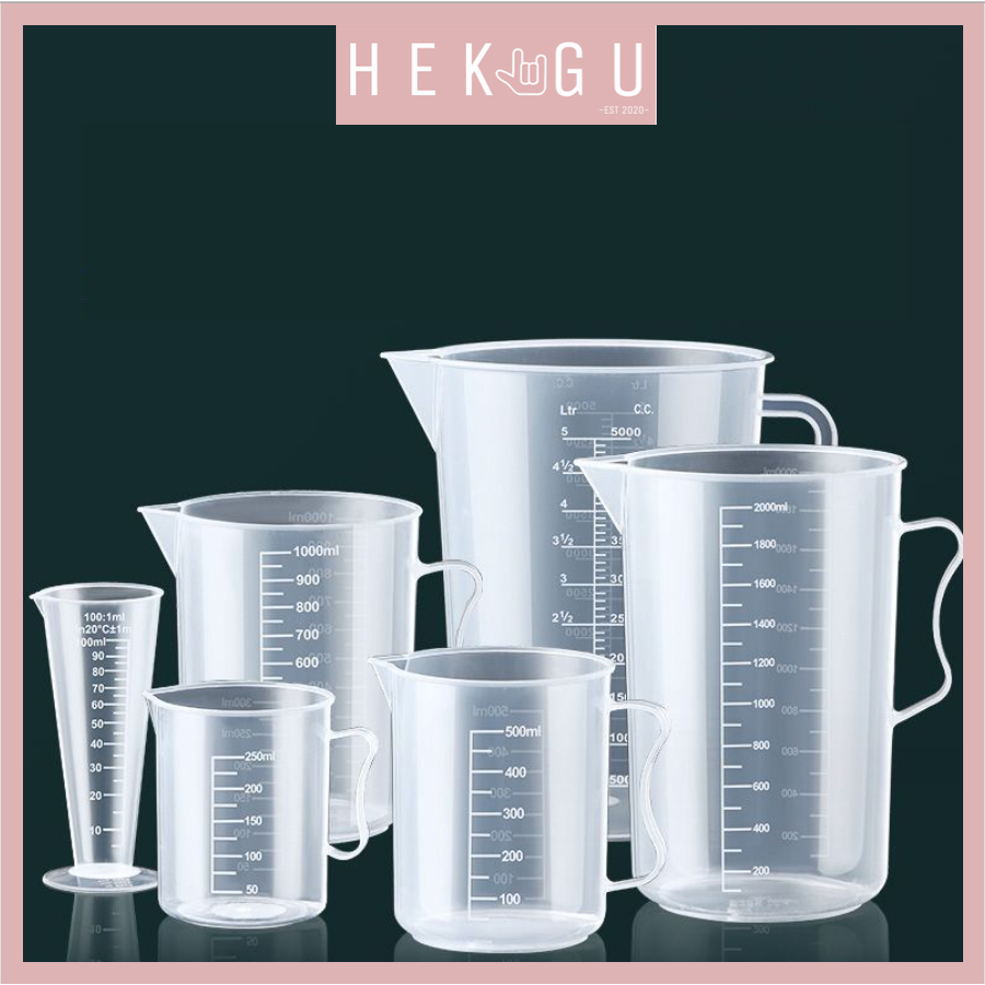 [READY STOCK] Food Grade PP Plastic Measuring Cup Jug Transparent ...