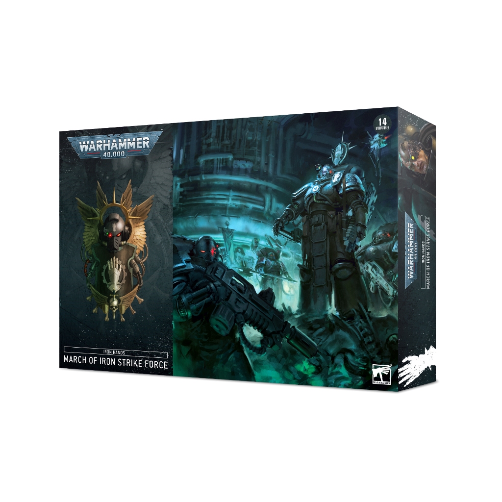 Iron Hands – March of Iron Strike Force - Warhammer 40,000 ~ | Shopee ...