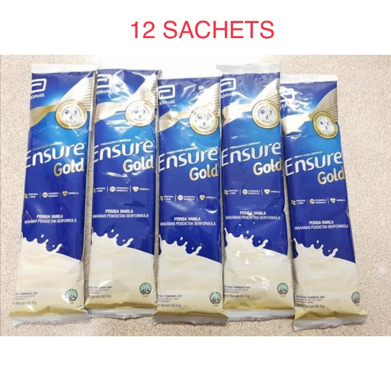 ENSURE GOLD 60.6g Sachet (EXP11/24) | Shopee Malaysia