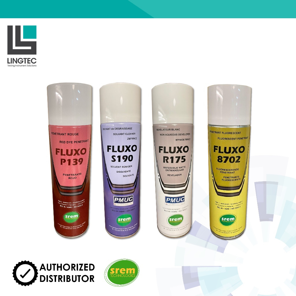 Fluxo NDT Cleaner, Red Dye Penetrant, Developer, Fluorescent Penetrant ...