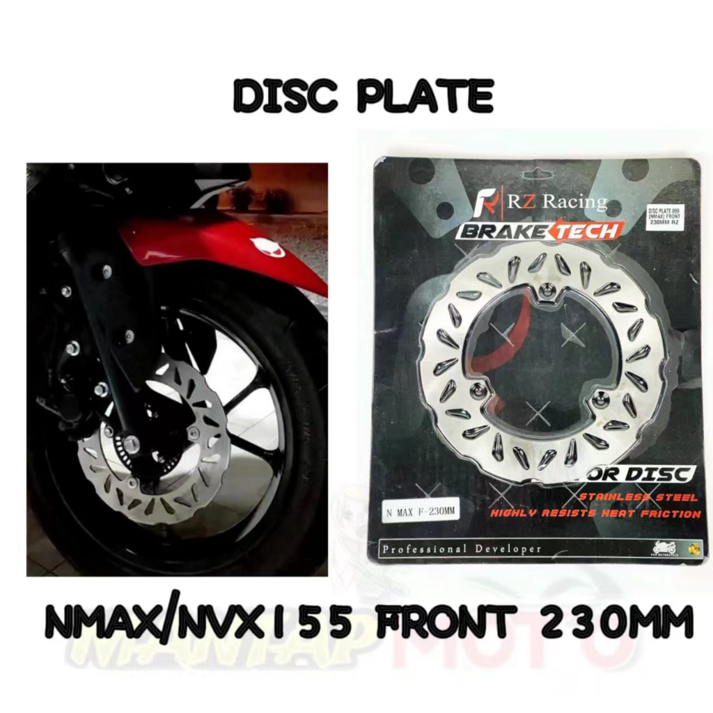 NMAX NVX155 FRONT DISC 230MM REAR DISC 230MM PLATE | Shopee Malaysia