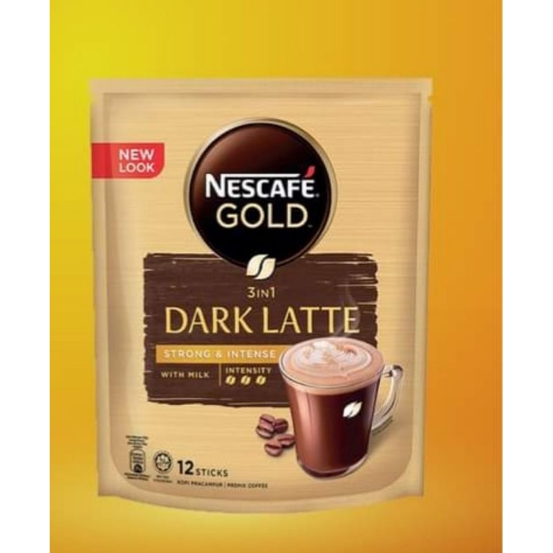 Nescafe Gold Dark Latte 12x34gm | Shopee Malaysia
