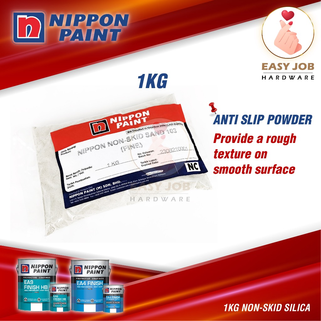 Nippon Paint Non-Skid Silica Anti Skid Anti Slip Powder 1kg Epoxy Flake ...