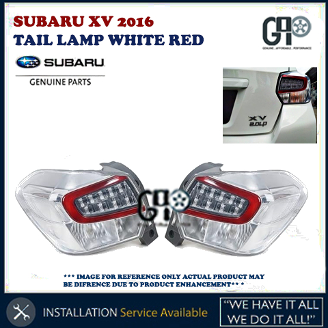 SUBARU XV 2016 FACELIFT TAIL LAMP WHITE RED LED TAIL LIGHTS | Shopee ...
