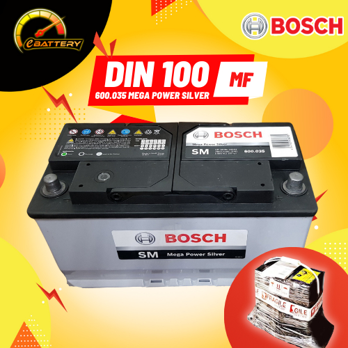BOSCH Battery DIN100 600.035 Car Battery (MF) - 100AH - MERCEDES W211 ...
