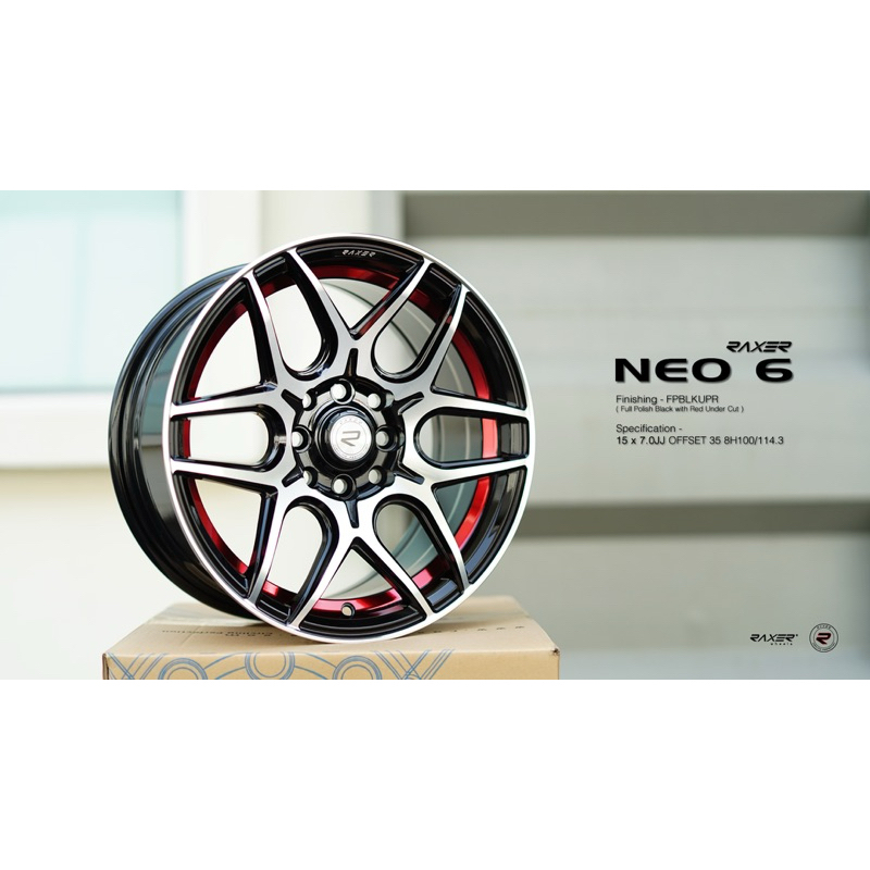 Raxer NEO6 *with flow forming technology* Spec - 15X7JJ 8H100/114.3 ...