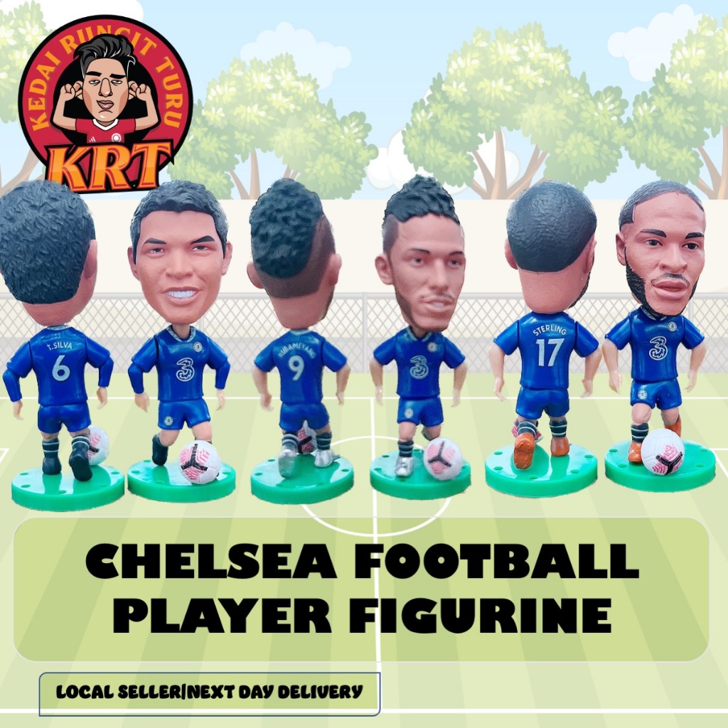 Chelsea Football Players Mini Football Figurine | Shopee Malaysia