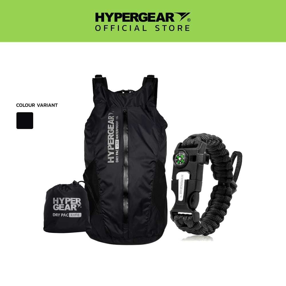 [Gift Bundle] Hypergear Gift Set for Outdoor Lover (Dry Pac Lite 15L ...