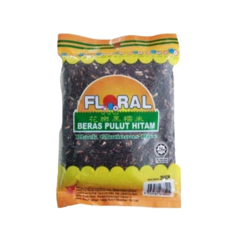Floral Black Glutinous Rice / Beras Pulut Hitam (250g) | Shopee Malaysia