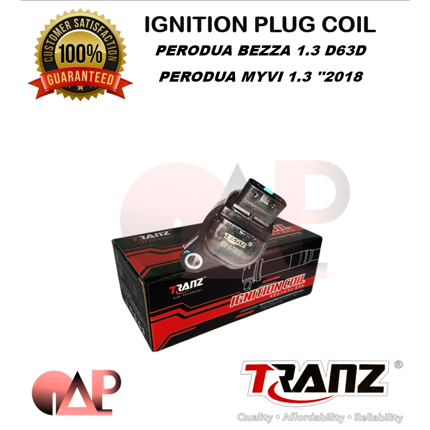 TRANZ PERODUA BEZZA 1.3 D63D , PERODUA MYVI 1.3 "2018 IGNITION PLUG ...