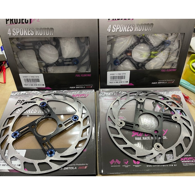 SUPERFLY LC135 Y15 RS150 FRONT DISC PLATE 245MM 256MM 267MM PROJECT D1 ...
