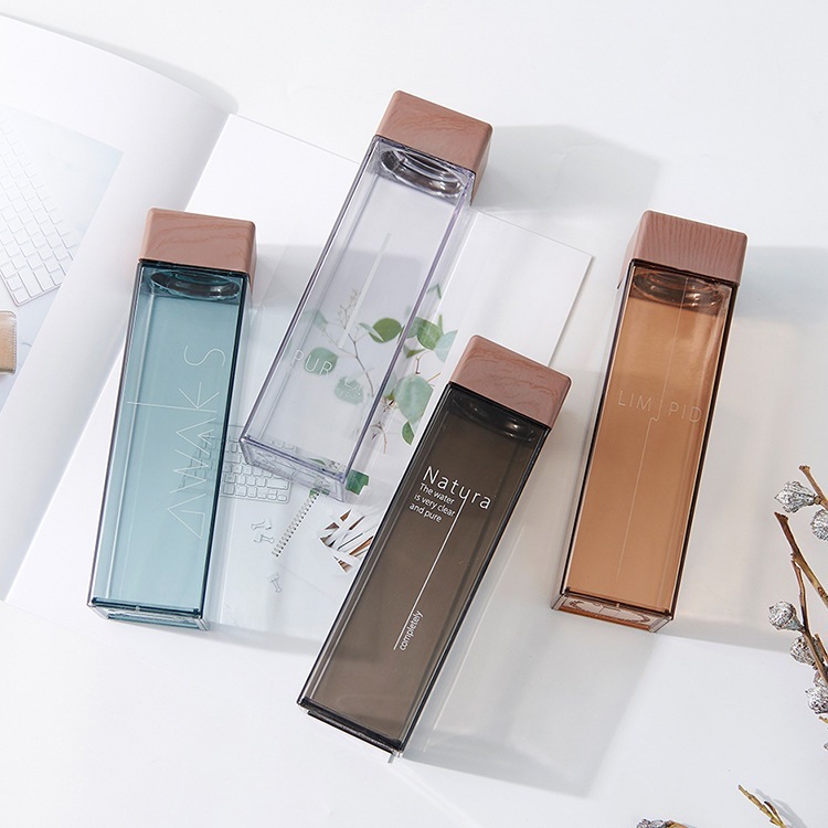 480ml INS Style Water Bottle Drinking Water Botol Bekas Air Botol Minuman High Quality Plastic ...