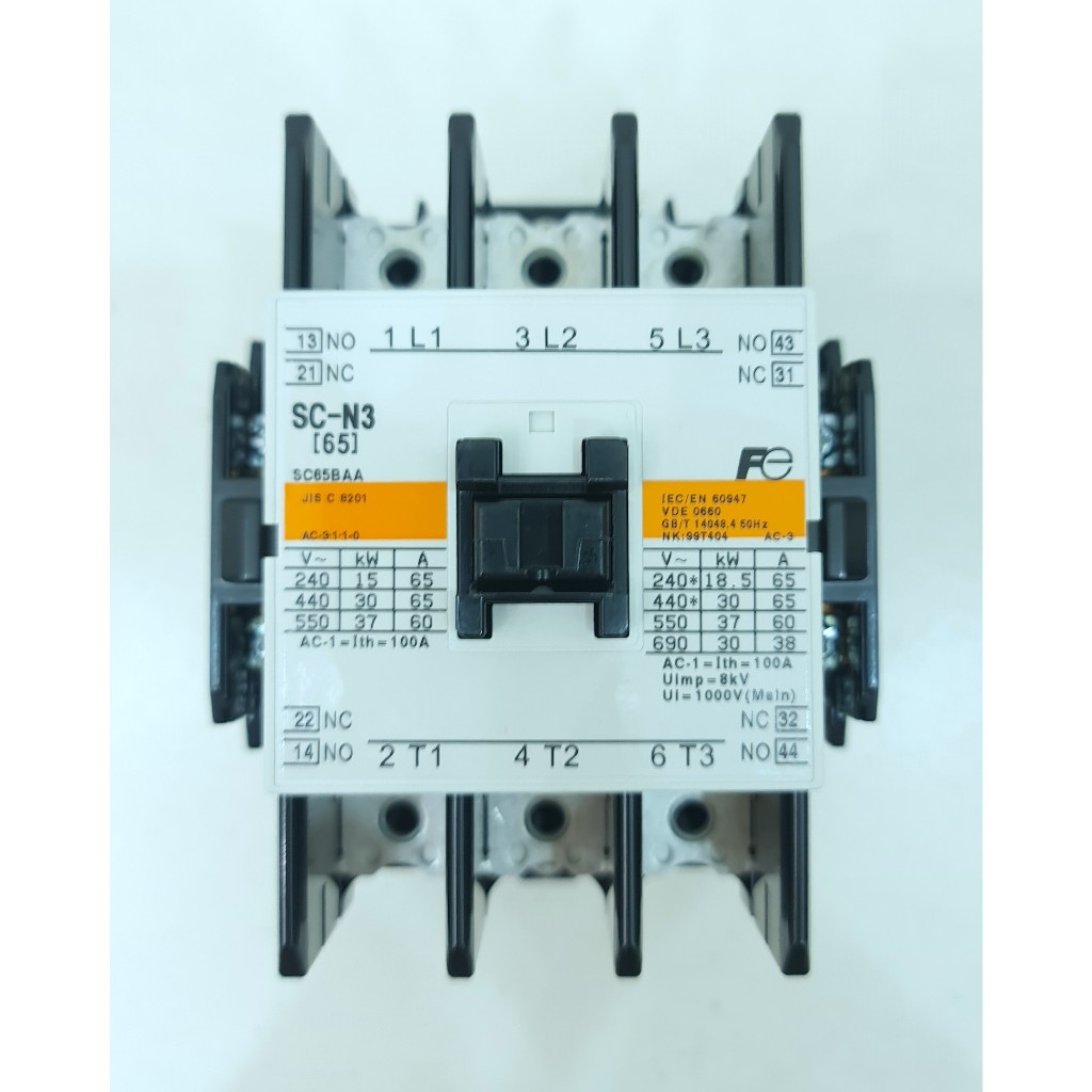 Fuji SC-N3 Magnetic Contactor 65A 240VAC [100% Original Japan] | Shopee ...