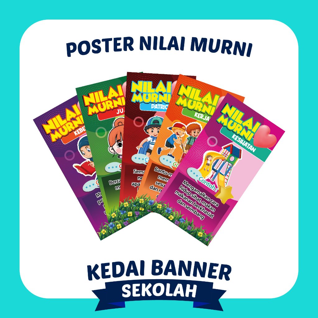 Poster Nilai Murni | Nilai Murni dan Moral | Sudut Ceria | Keceriaan ...