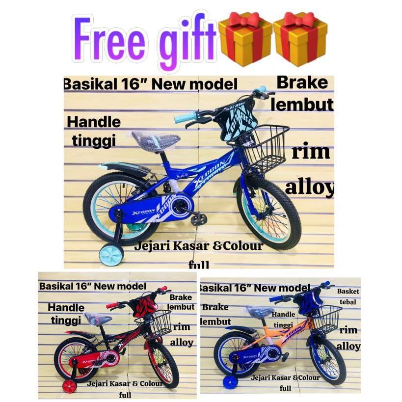 (98%Siap Pasang)Basikal Saiz 16Inci/16"Inch BICYCLE Budak Perempuan ...