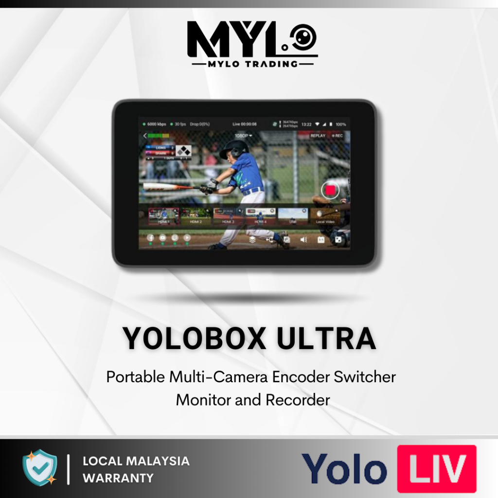 (READY STOCK) - YoloLiv YoloBox Ultra Portable Multi-Camera Encoder ...