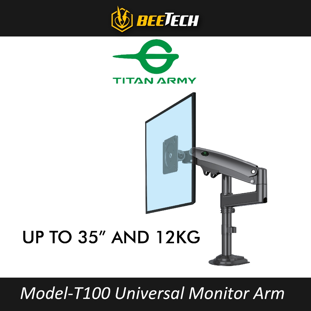 Titan Army Model-T100 Universal Monitor Arm | Shopee Malaysia