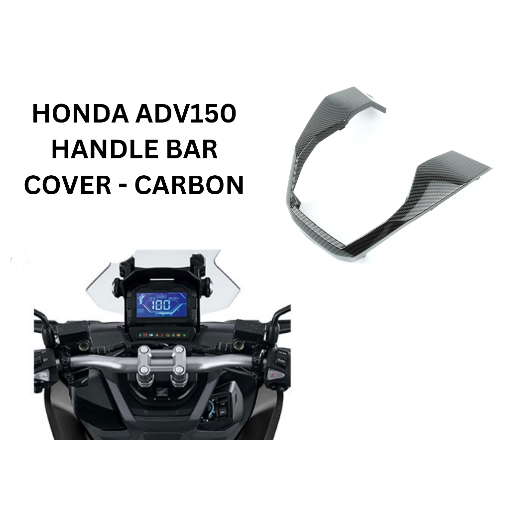 Honda ADV150 ADV-150 Motor Handle Bar Cover Carbon HandleBar Plastik ...
