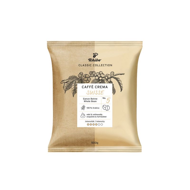 [Coffee Bean] Tchibo Caffe Crema Suisse No 5 Classic Collection ...