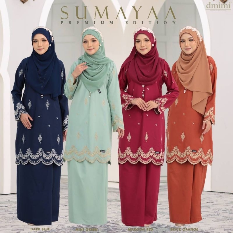 Kurung Sulam Version | SUMAYAA Kurung Premium Exclusive | Shopee Malaysia
