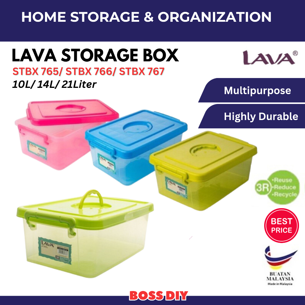 LAVA Storage Box (Small) 10L (STBX765) | Shopee Malaysia