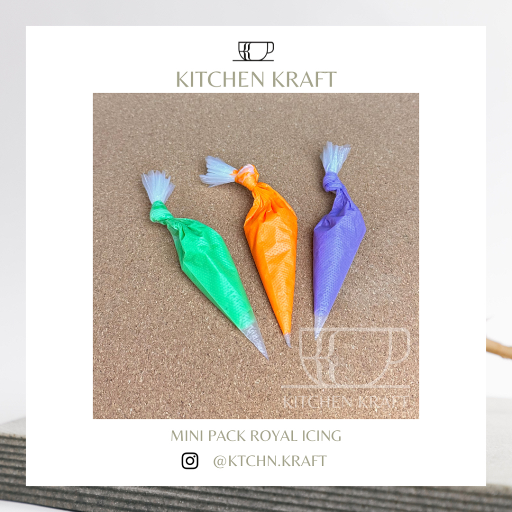 Mini Pack Royal Icing FLOODING CONSISTENCY | Shopee Malaysia