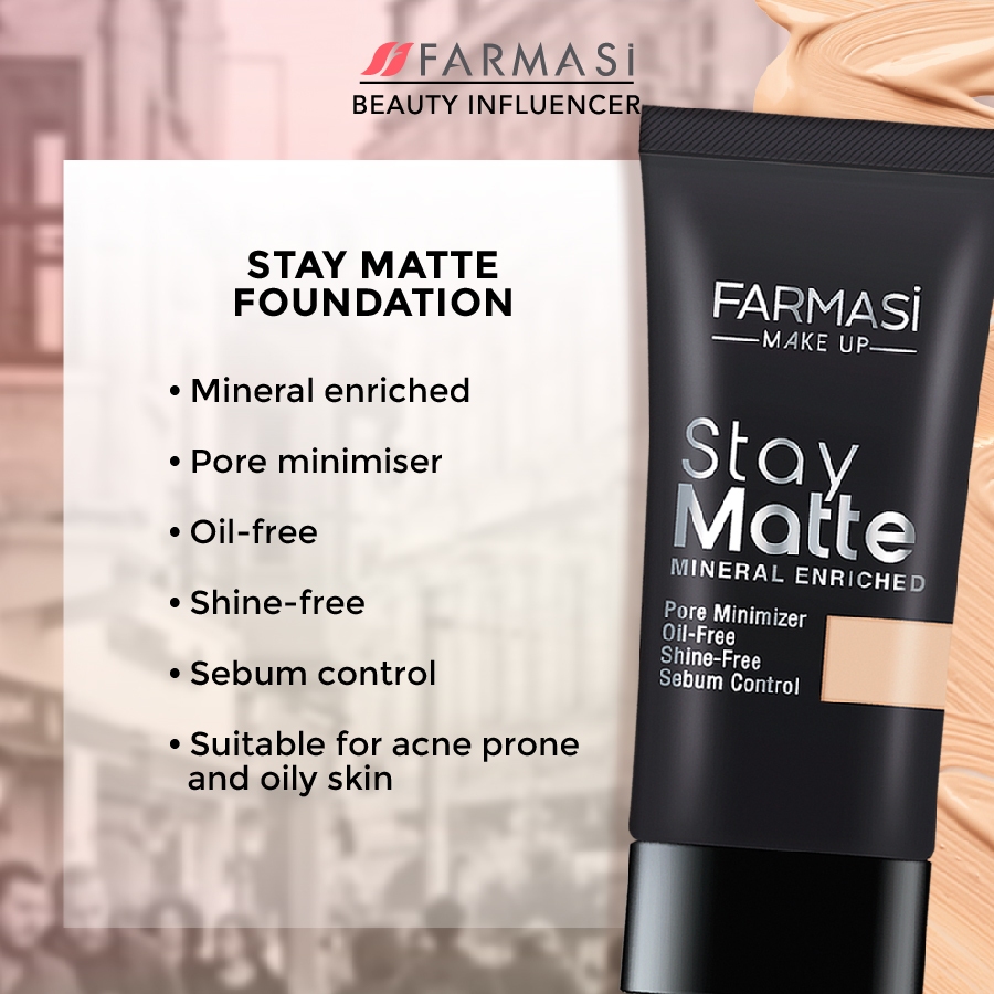 FARMASi Stay Matte Foundation 30ml | Shopee Malaysia