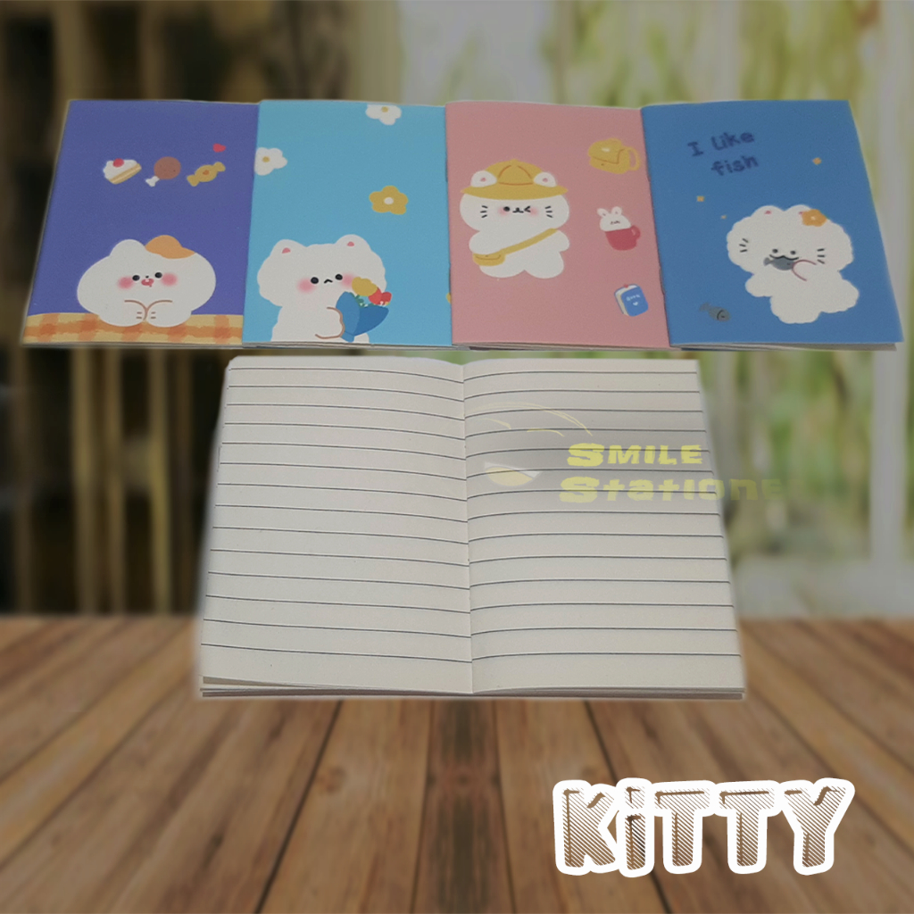 【1pc】Cute Mini Notebook Cute Cartoon Mini Memo Pad Notebook | Shopee ...