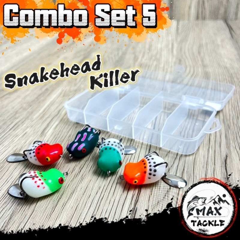 Combo Jump Frog Snakehead Killer and Tackle Box Umpan casting Haruan ...