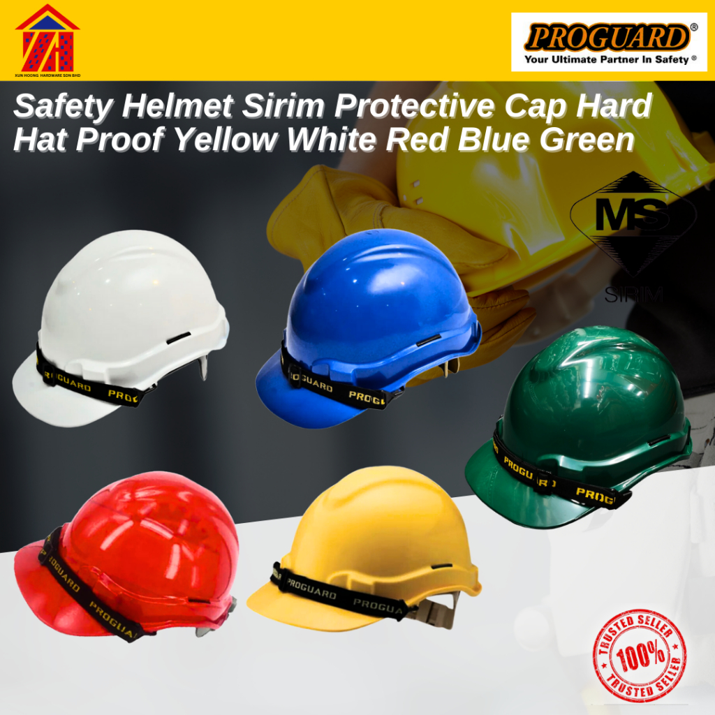 L MALL ProGuard Safety Helmet Sirim Protective Cap Hard Hat Proof/Topi ...