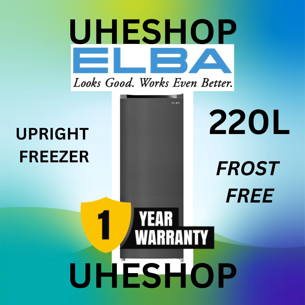 (DISPLAY SET) ELBA 220L UPRIGHT FREEZER EUF-N2288FF(BS) FROST FREE ...