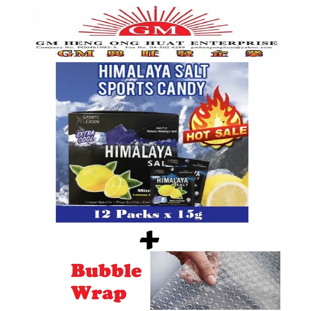 Big Foot Himalaya Salt Mint Candy Lemon Flavour 12 Packs x 15g | Shopee ...