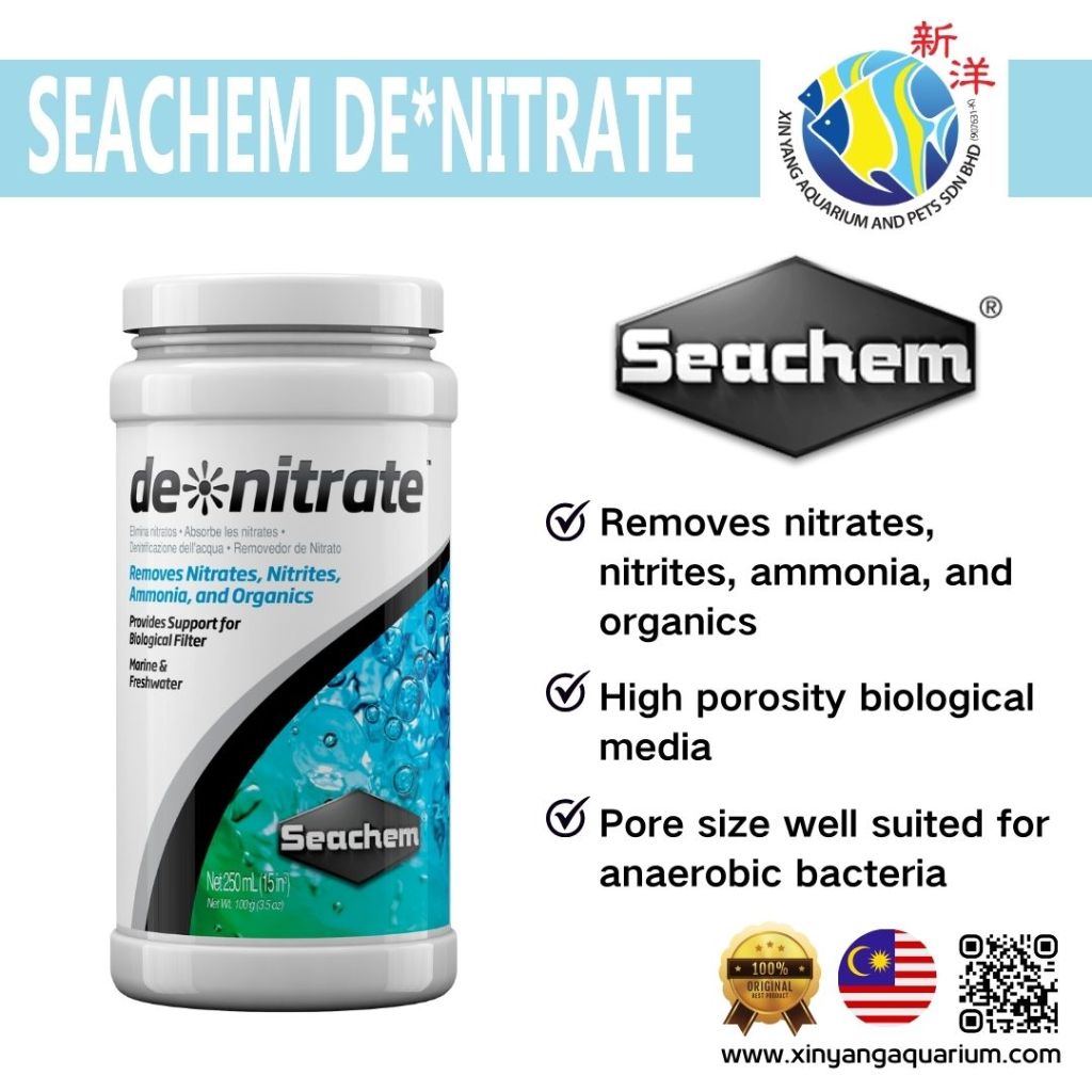 SEACHEM DE*NITRATE - 100ML (BAGGED) / 250ML / 1L | Shopee Malaysia