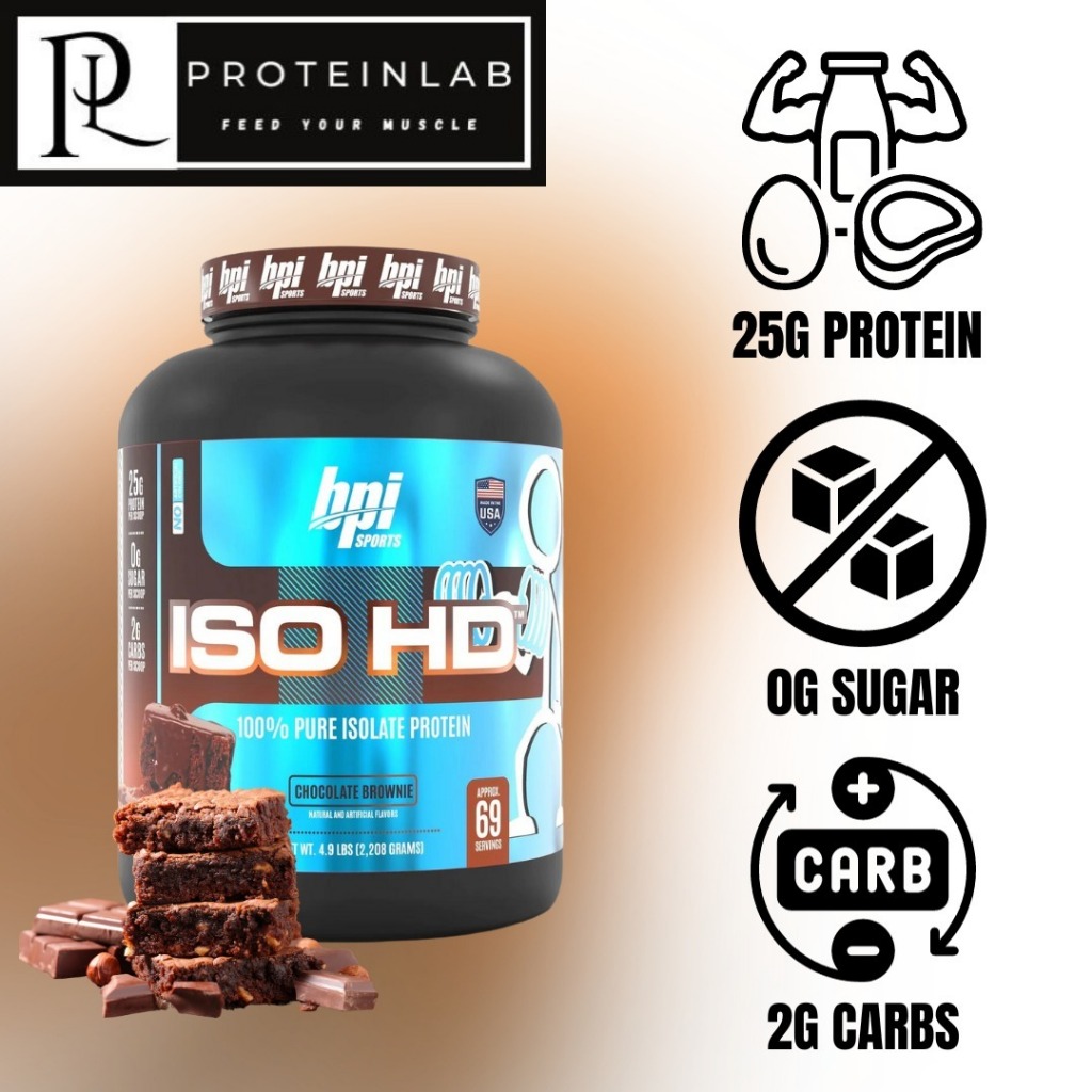 BPI ISO HD 4.9LBS Isolate Protein, Zero Sugar | Shopee Malaysia
