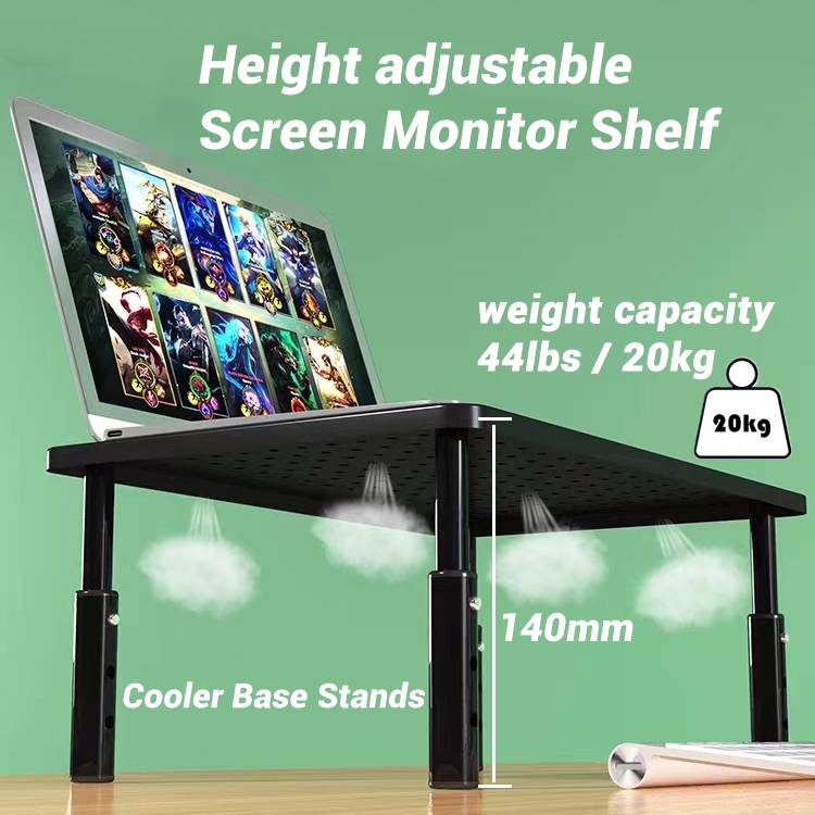 Computer Desktop Monitor Stand Desktop Rack Organizer Computer Monitor ...