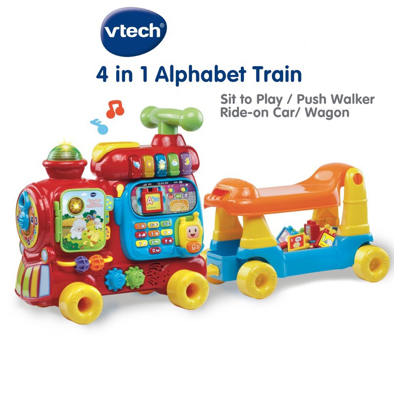 VTech New 4 in 1 Ultimate Alphabet Train Ride-on Toys Kids 1 years 2 ...