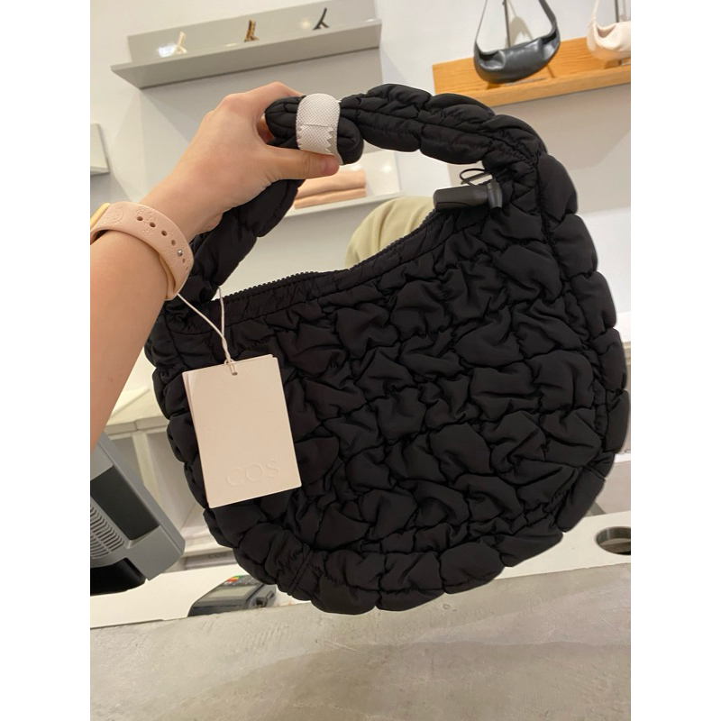 (ALL READY STOCK) COS Quilted / Ripple Bag (Blue/White/green/Black Mini ...
