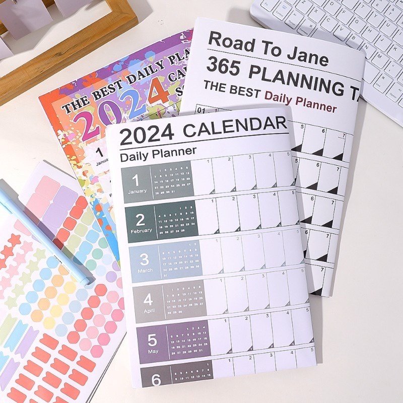 2024 Calendar Daily Schedule Planner Sheet | Shopee Malaysia