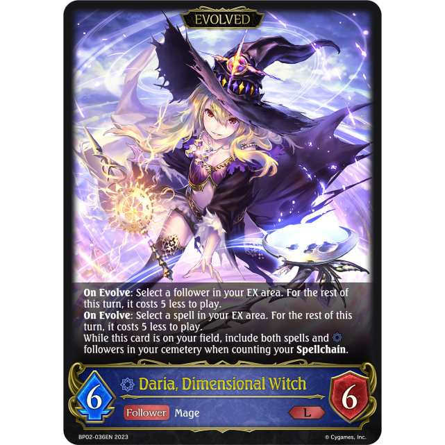 Shadowverse EVOLVE | English EN | BP02 | Booster Set #2 “Reign of ...