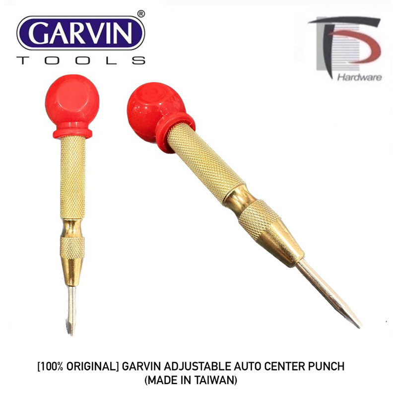 [100% ORIGINAL] GARVIN ADJUSTABLE AUTO CENTER PUNCH (MADE IN TAIWAN ...
