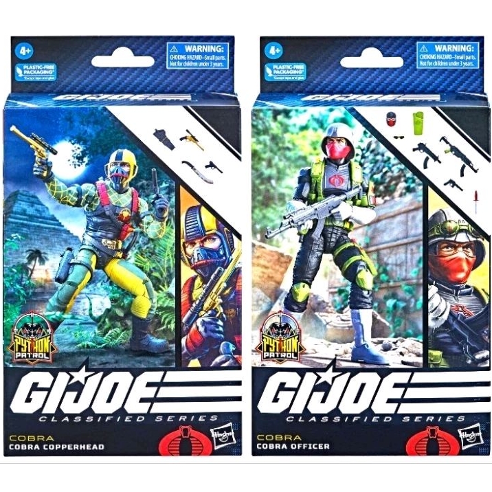 G.I. Joe Classified Series Python Patrol Cobra Copperhead Officer ...