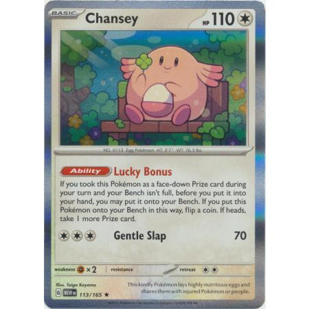 * Chansey / 113/165 / Holo Rare / Scarlet & Violet 151 Pokemon Trading ...