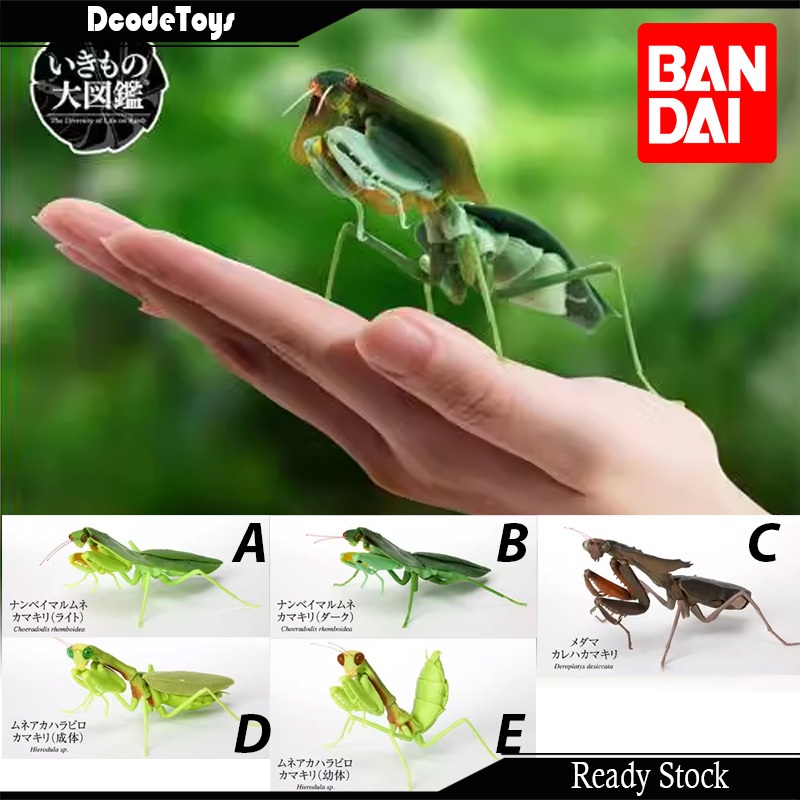 Bandai Mantis 4 Gashapon 螳螂 gasha insect bug bee lizard movable animal ...