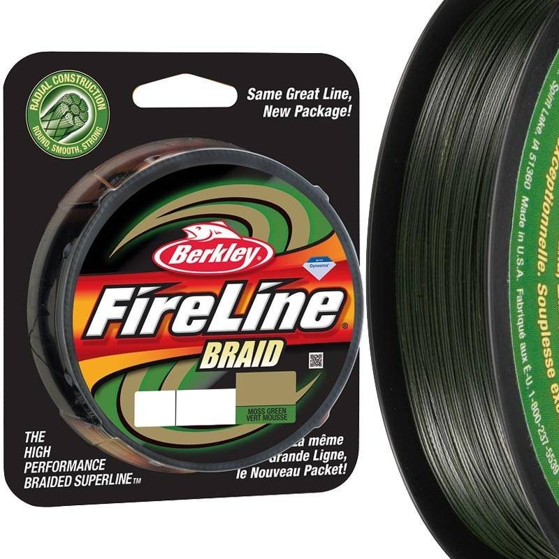 Berkley FireLine Braid - Moss Green 80LB/ 36.2Kg | Shopee Malaysia