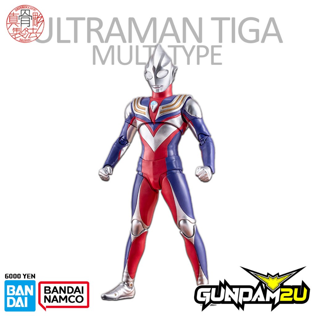 BANDAI SHF SKC Ultraman Tiga Multitype - S.H.Figuarts Shinkocchou ... BANDAI SHF SKC Ultraman Tiga Multitype - S.H.Figuarts Shinkocchou ...