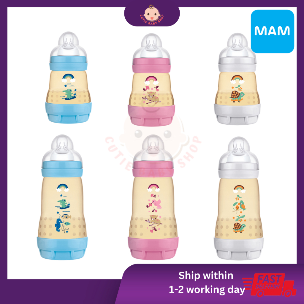 MAM Easy Start Anti-Colic PPSU Bottle Single Pack 160ml / 260ml | Shopee Malaysia