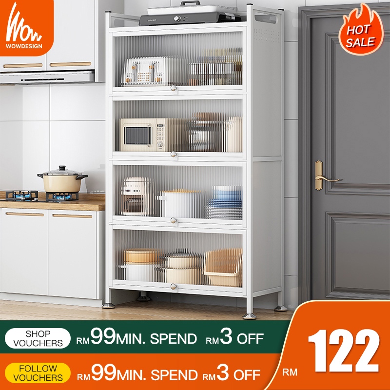 Storage Cabinet kitchen rack dish cabinet Dapur Kabinet Rak Dapur ...