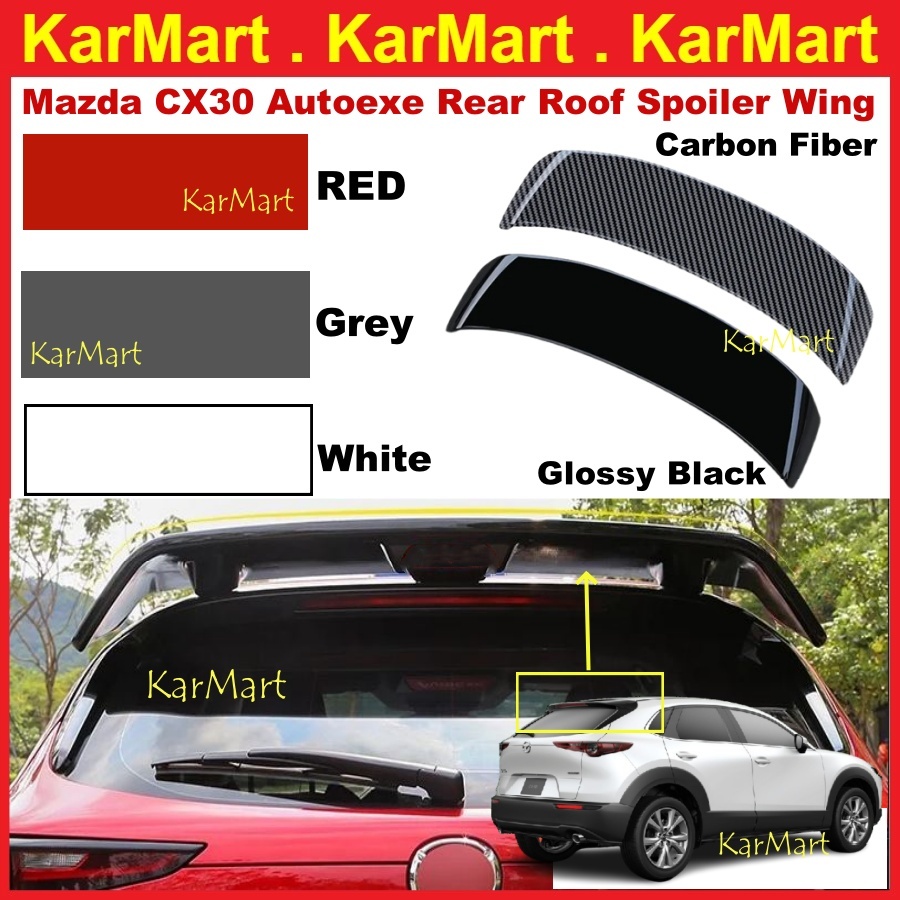 Mazda CX-30 2019 - 2023 AutoExe Rear Roof Spoiler Wing Sports Rear Wing ...