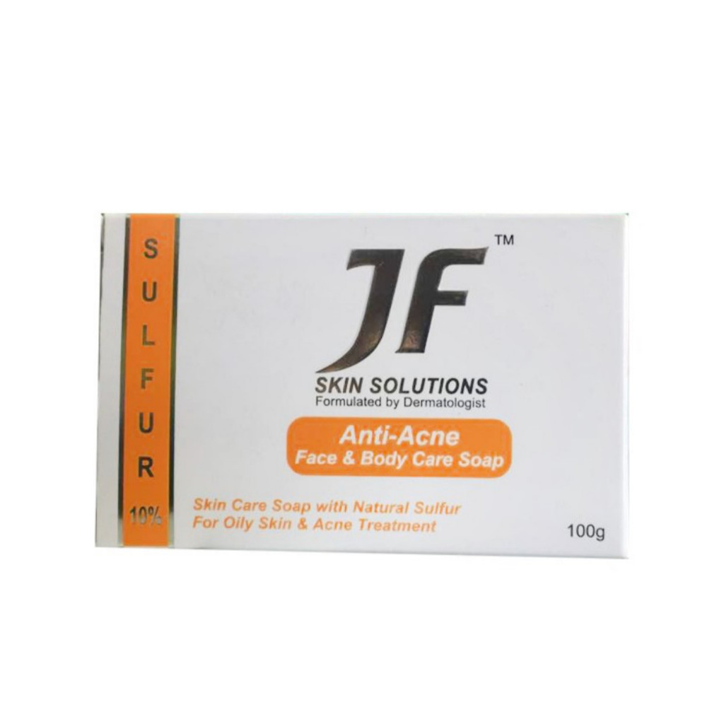 Jf sulphur sulfur 10% anti acne jerawat face & body soap | Shopee Malaysia