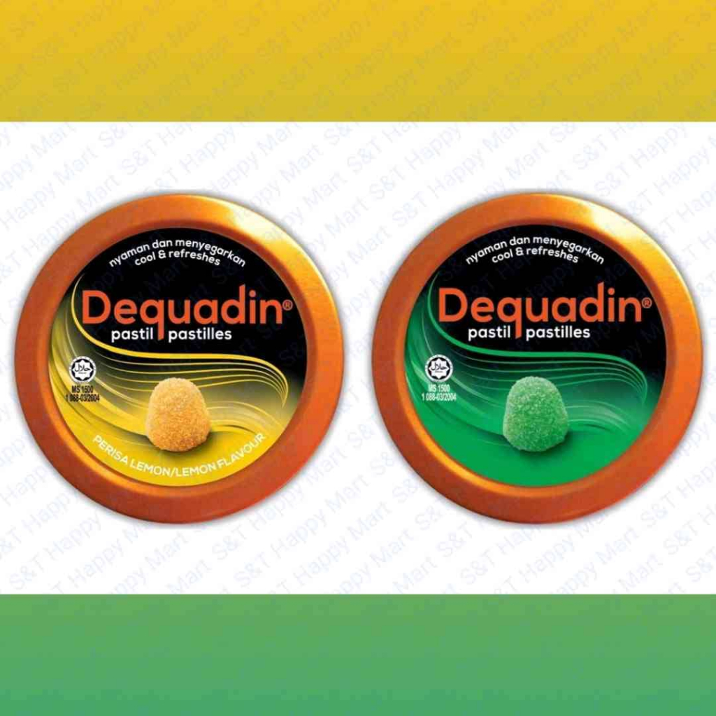 DEQUADIN MENTHOL & LEMON PASTILLE 50g | Shopee Malaysia